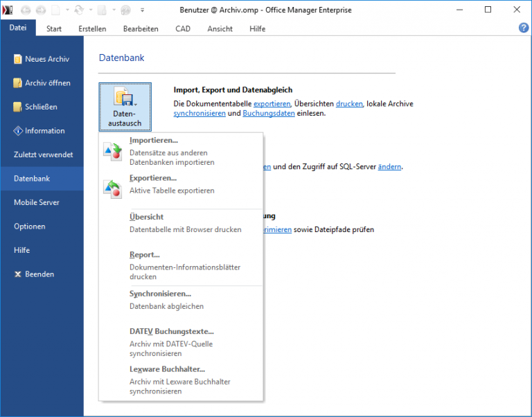 » Import aus Rack2-Filer Smart - Hotline Blog: Office Manager DMS